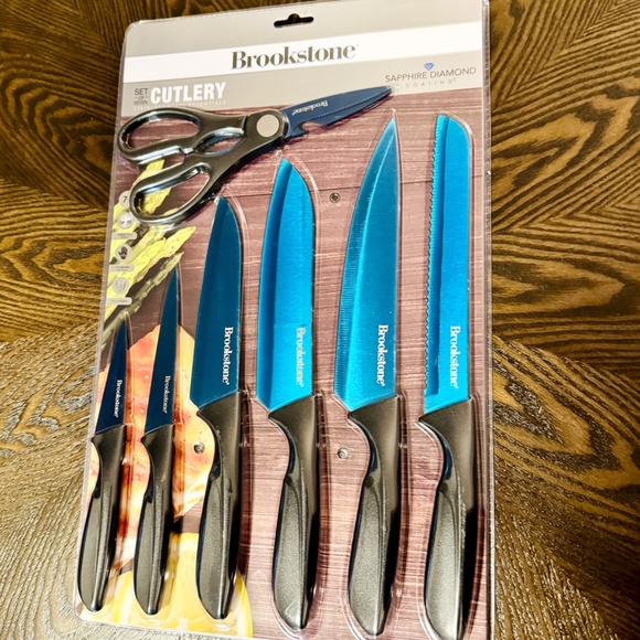 Brookstone | Kitchen | Brookstone 7 Piece Cutlery Knife Set | Poshmark
